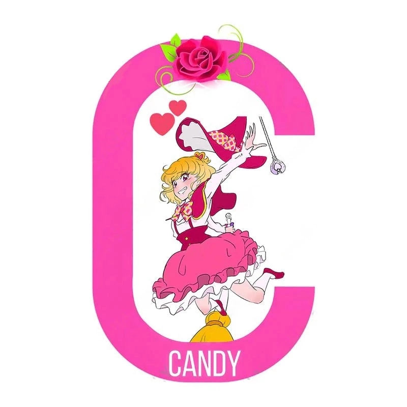 Candy Letter C 'Candice | Jumping' Vinyl Car Sticker – Sticker Tuned