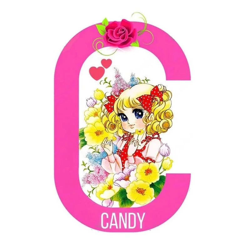Candy Letter C 'Young Candice | Floral' Vinyl Car Sticker – Sticker Tuned