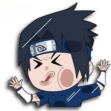 Naruto 'Sasuke's Pressed Face | Annoyed' Vinyl Car Sticker – Sticker Tuned