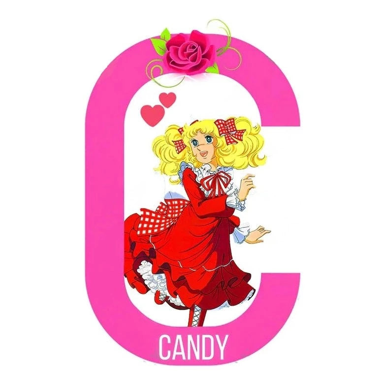 Candy Letter C 'Candice | Running' Vinyl Car Sticker – Sticker Tuned