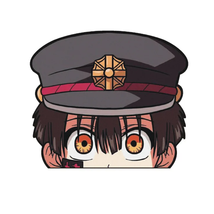 Toilet-bound Hanako-kun 'Hanako Shocked Eyes' Vinyl Car Peeker Sticker ...
