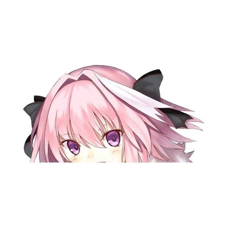 Fate/Apocrypha 'Astolfo | Peeking' Vinyl Car Peeker Sticker – Sticker Tuned