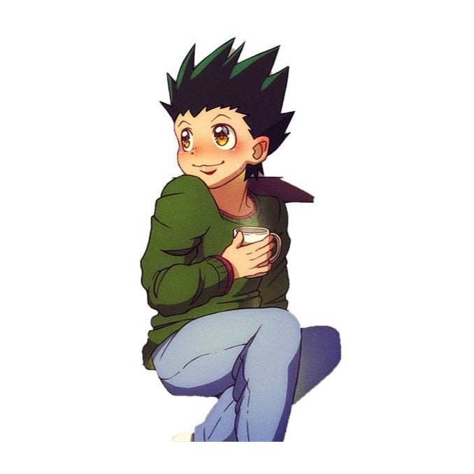 Hunter × Hunter 'Gon Freecss | Chillin' Vinyl Car Sticker – Sticker Tuned