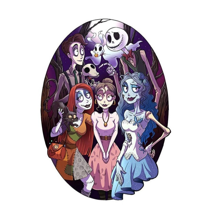 The Nightmare Before Christmas x Corpse Bride 'Casts' Vinyl Car Sticke ...