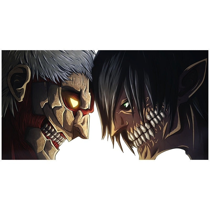 Attack on Titan 'Reiner and Eren | Titan Form' Vinyl Car Sticker ...