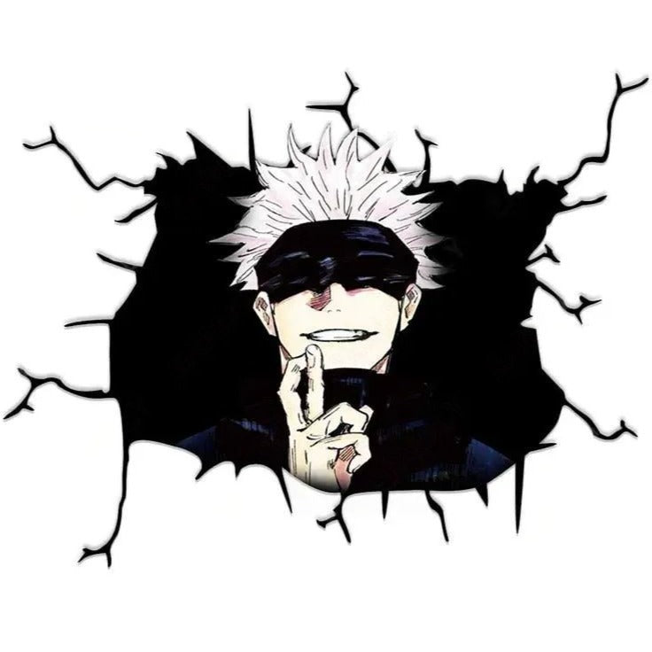 Jujutsu Kaisen 'Satoru Gojo | Masked' Car Window Vinyl Sticker ...