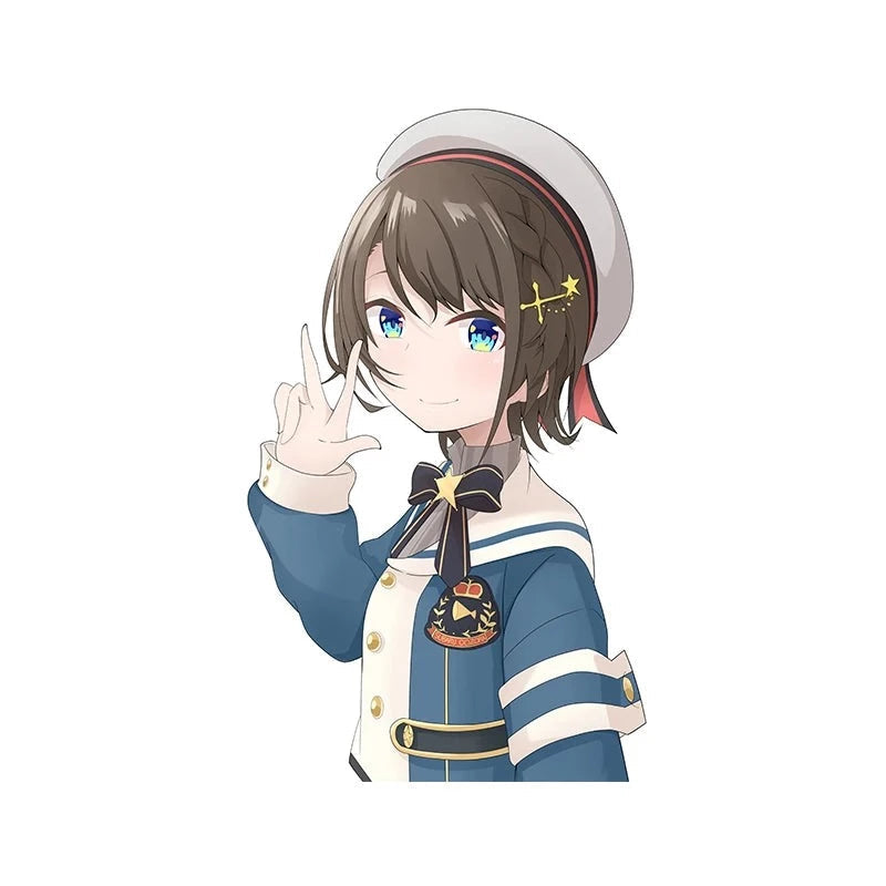 Virtual YouTuber 'Oozora Subaru | Posing' Vinyl Car Sticker – Sticker Tuned