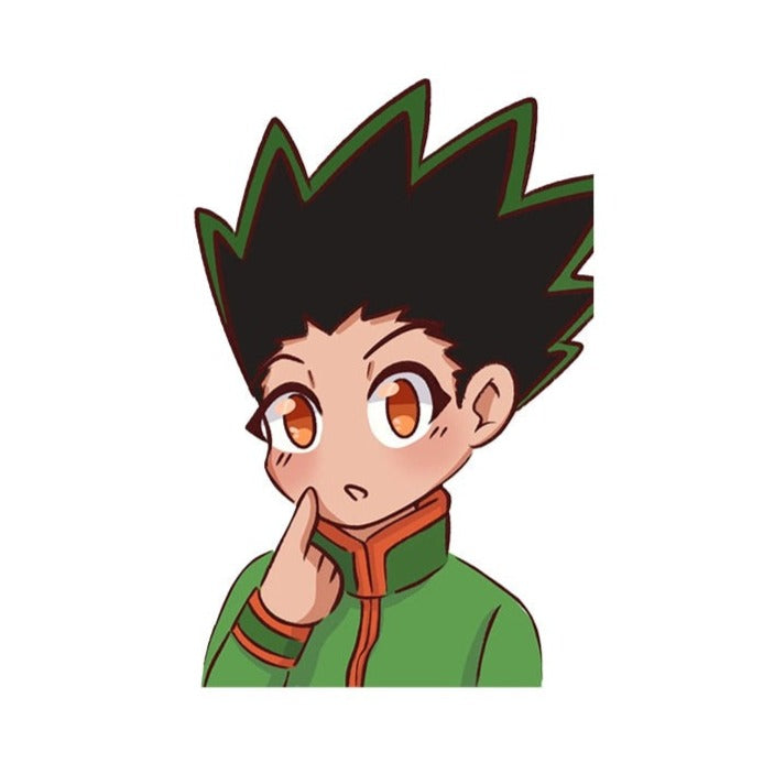 Hunter × Hunter 'Gon Freecss | Thinking' Vinyl Car Sticker – Sticker Tuned