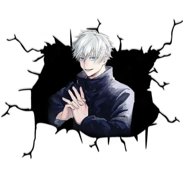 Jujutsu Kaisen 'Satoru Gojo | Meditating' Car Window Vinyl Sticker ...