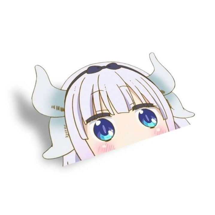 Miss Kobayashi's Dragon Maid 'Kanna | Shocked' Vinyl Car Peeker Sticke ...