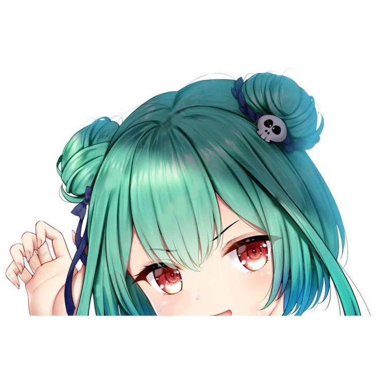 Virtual YouTuber 'Uruha Rushia | Bored' Vinyl Car Peeker Sticker ...