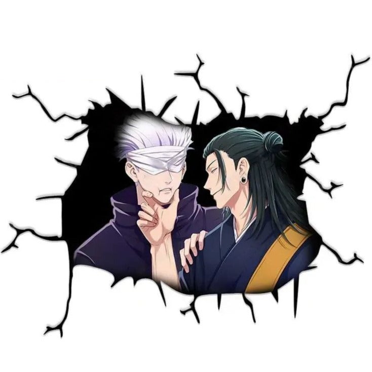 Jujutsu Kaisen 'Gojo and Geto | Partners' Car Window Vinyl Sticker ...