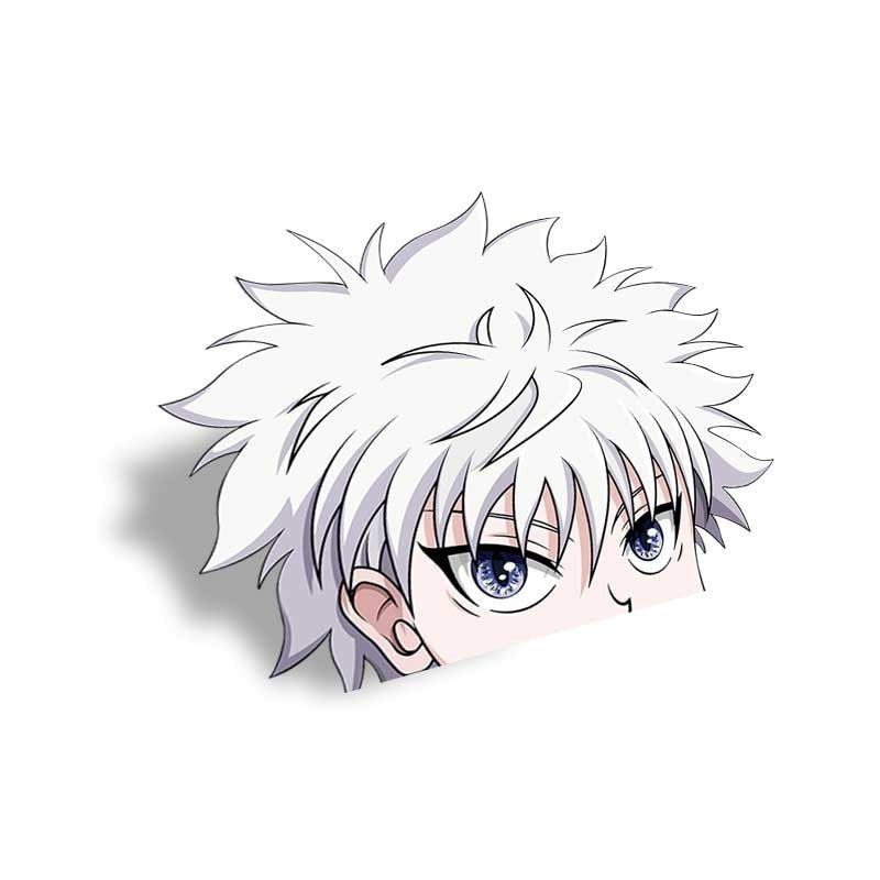 Hunter x Hunter 'Killua Zoldyck | Serious' Vinyl Car Peeker Sticker ...