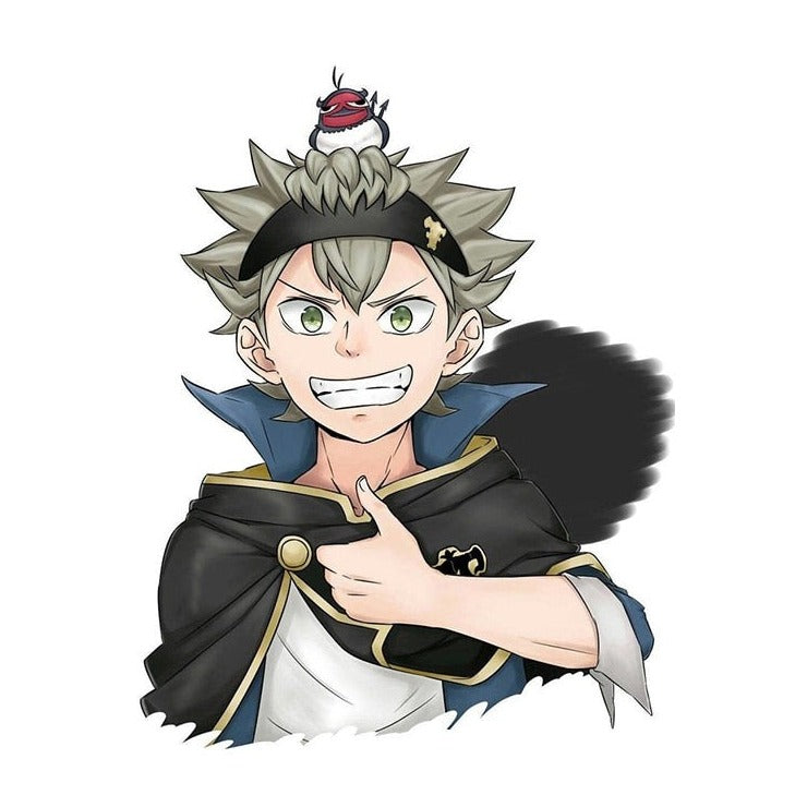 Black Clover 'Asta and Nero | Smiling' Vinyl Car Sticker – Sticker Tuned