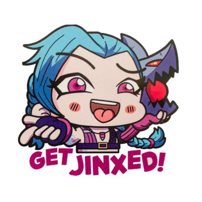 League of Legends 'Chibi Jinx | Get Jinxed!' Vinyl Car Sticker ...