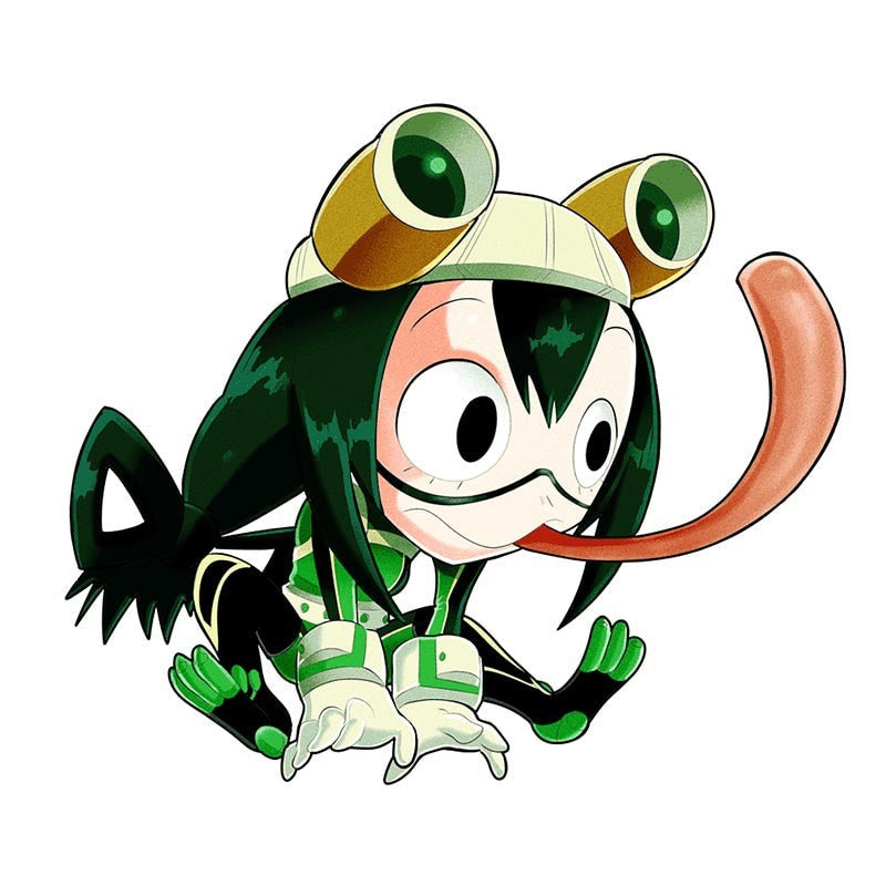 My Hero Academia 'Tsuyu Asui | Quirk Frog' Vinyl Car Sticker – Sticker ...