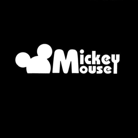 Mickey Mouse 'Mickey Ears | 1.0' Vinyl Car Sticker – Sticker Tuned