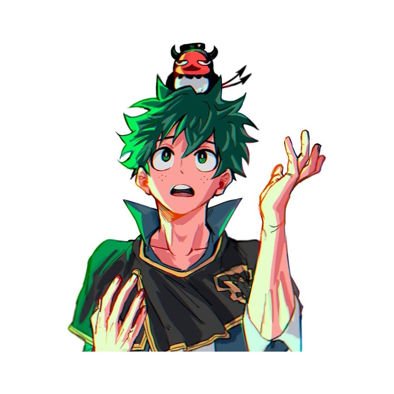 Izuku Midoriya x Asta 'Nero Bird' Vinyl Car Sticker – Sticker Tuned