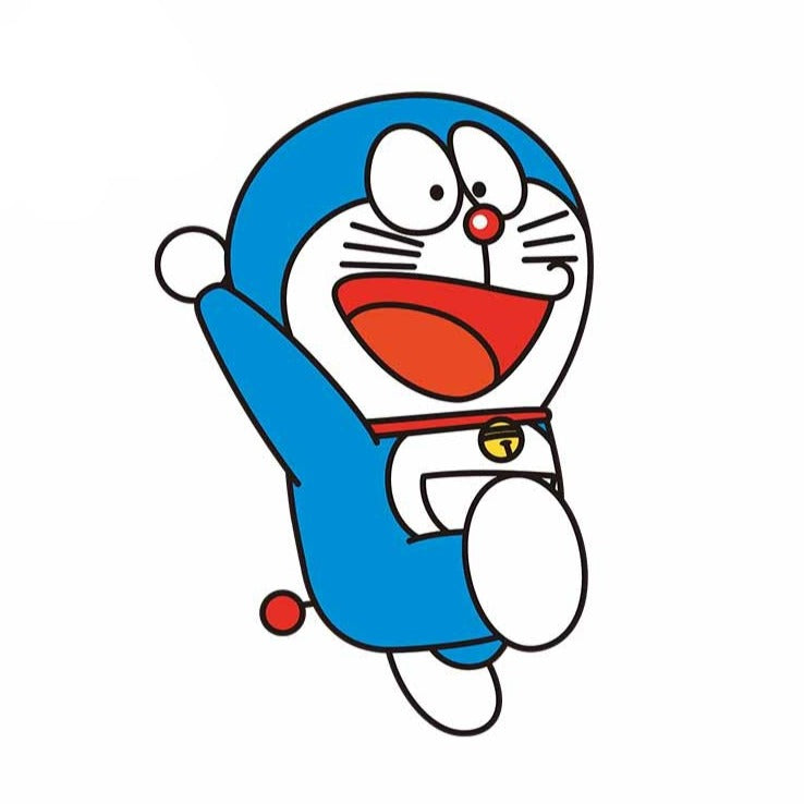 Doraemon 'Kicking | Right' Vinyl Car Sticker – Sticker Tuned