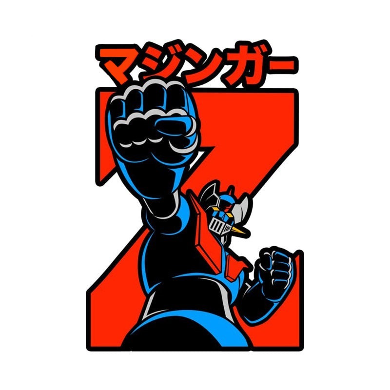 Mazinger Z 'Great Mazinger | Atomic Punch' Vinyl Car Sticker – Sticker ...