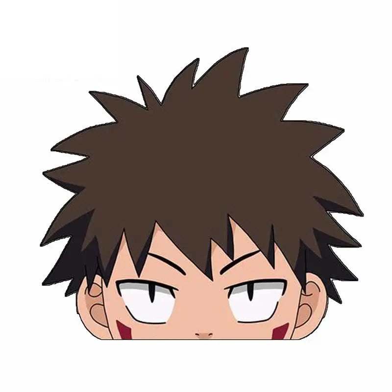 Naruto 'Kiba Inuzuka | Serious' Vinyl Car Peeker Sticker – Sticker Tuned