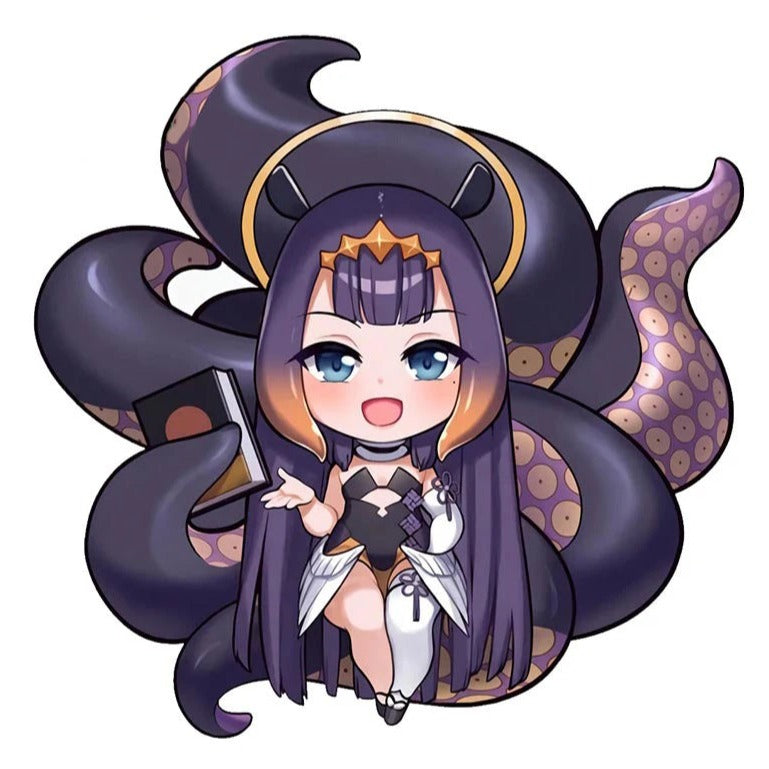 Virtual YouTuber 'Chibi Ninomae Ina'nis' Vinyl Car Sticker – Sticker Tuned