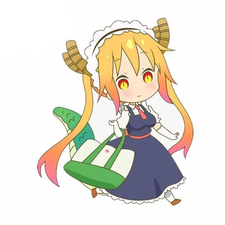 Miss Kobayashi's Dragon Maid 'Chibi Tohru | Walking' Vinyl Car Sticker ...