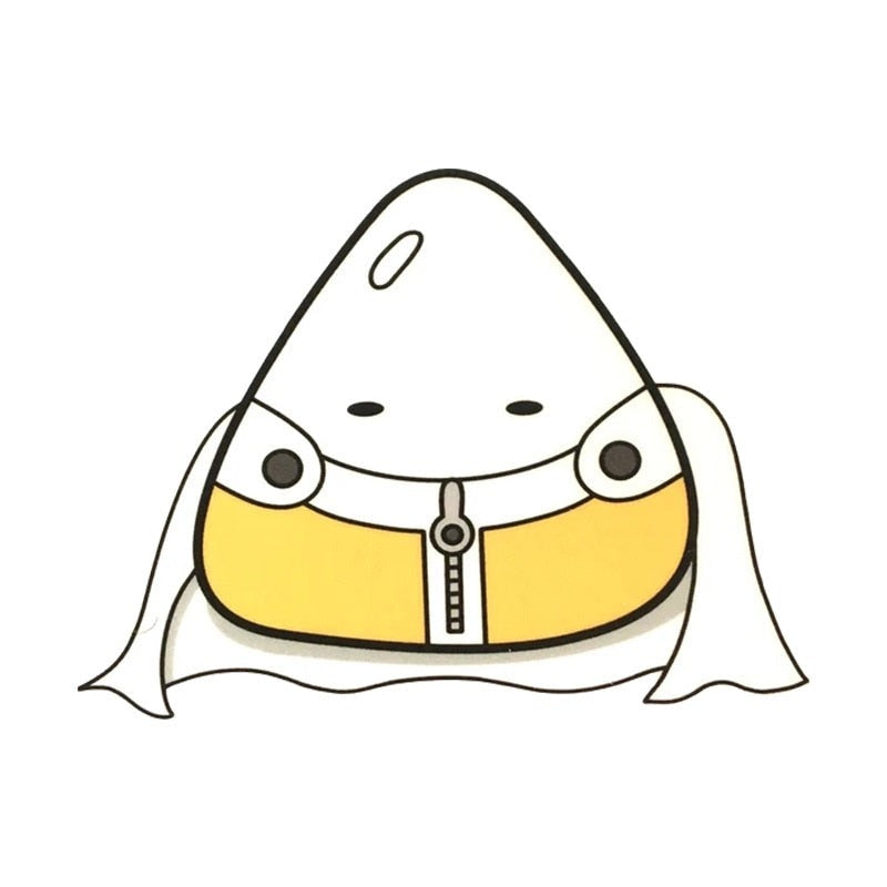 One Punch Man 'Saitama Onigiri' Vinyl Car Sticker – Sticker Tuned