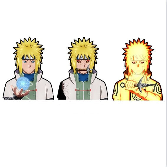 Naruto 'Minato Namikaze' Vinyl Car 3D Motion Sticker – Sticker Tuned