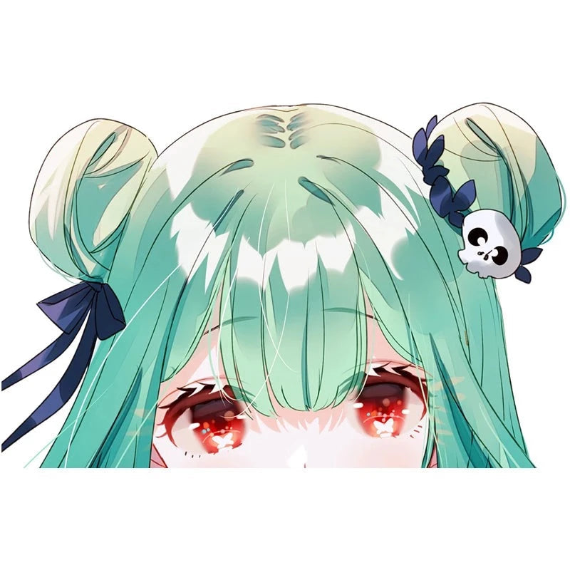 Virtual YouTuber 'Uruha Rushia | Tired' Vinyl Car Peeker Sticker ...