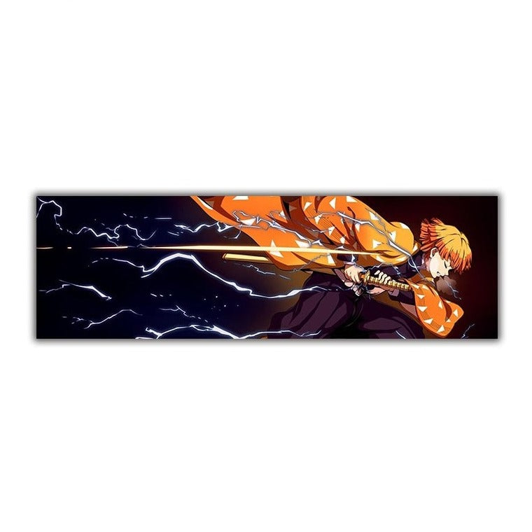 Demon Slayer 'Zenitsu | Attacking Flame' Vinyl Car 3D Motion Sticker ...