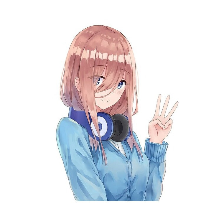 The Quintessential Quintuplets 'Miku | Three Hand Sign' Vinyl Car Stic ...