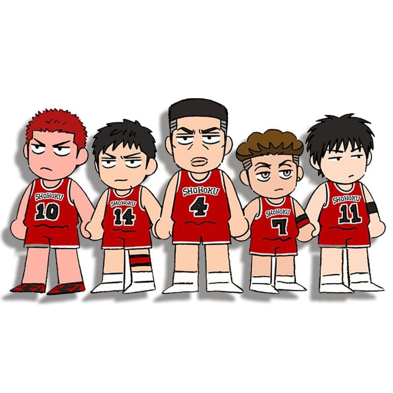 Slam Dunk 'Shohoku Basketball Team' Vinyl Car Sticker – Sticker Tuned