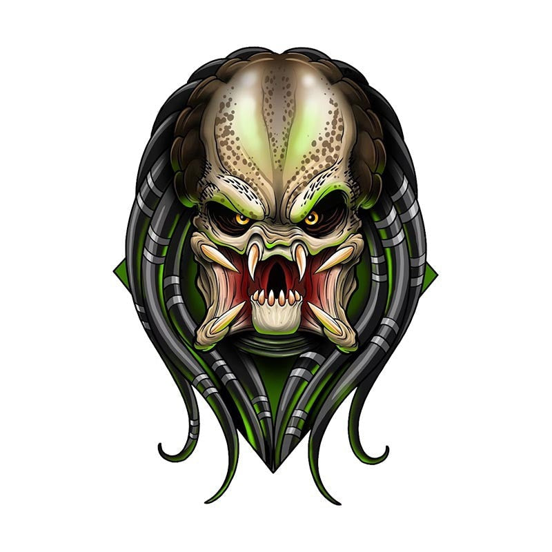 Predator 'Monster Face' Vinyl Car Sticker – Sticker Tuned