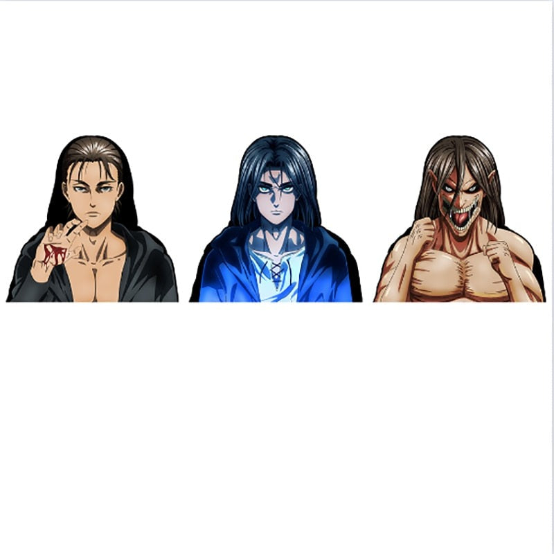 Attack on Titan 'Eren | Fierce' Vinyl Car 3D Motion Sticker – Sticker Tuned