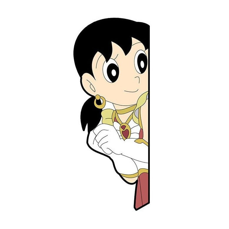 Doraemon 'Shizuka Minamoto | Left' Vinyl Car Peeker Sticker – Sticker Tuned