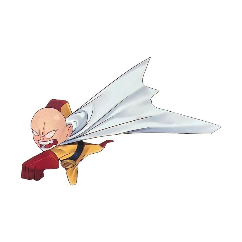 One Punch Man 'Saitama | Attacking' Vinyl Car Sticker – Sticker Tuned