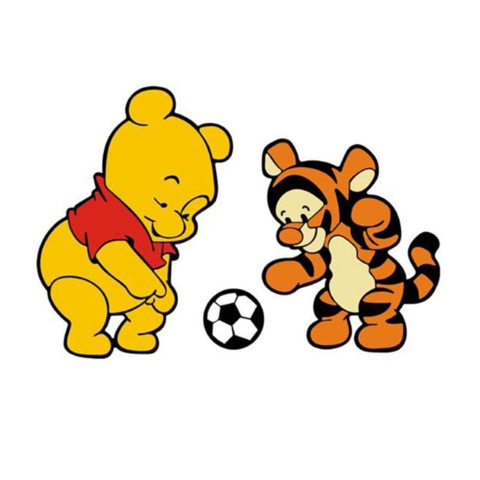 Winnie the Pooh 'Pooh And Tigger | Playing Ball' Vinyl Car Sticker ...