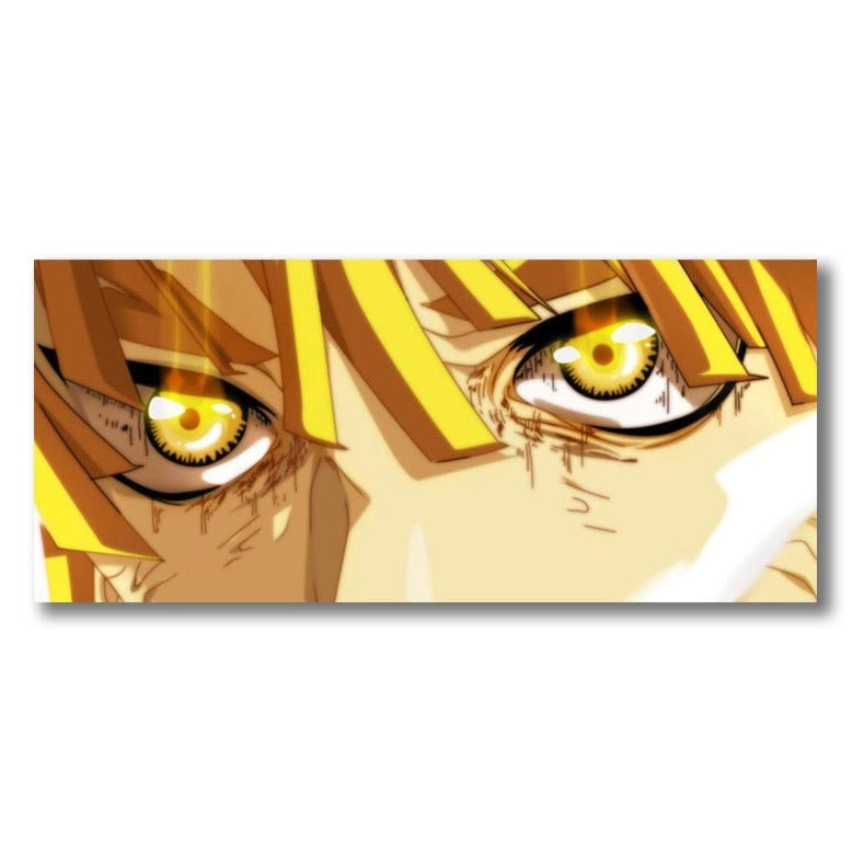 Demon Slayer 'Zenitsu Agatsuma | Angry' Vinyl Car Peeker Sticker ...