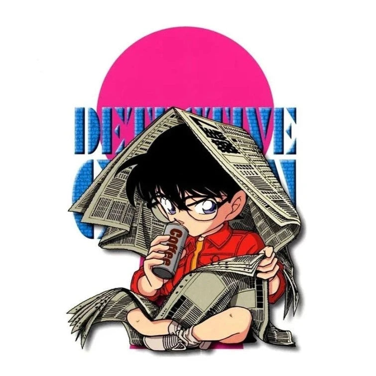 Detective Conan 'Shinichi Kudo | Reading Newspaper' Vinyl Car Sticker ...