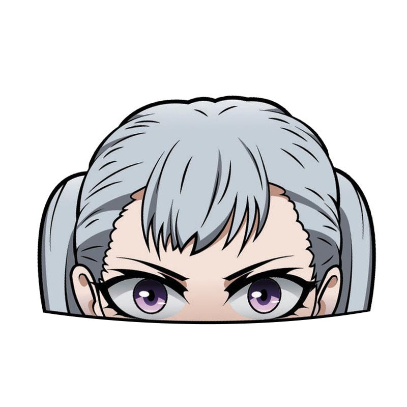 Black Clover 'Noelle Silva' Vinyl Car Peeker Sticker – Sticker Tuned
