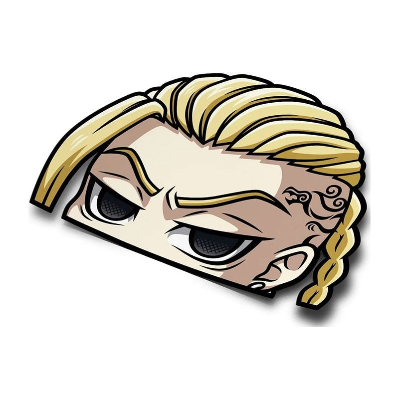 Tokyo Revengers 'Draken | Serious' Vinyl Car Peeker Sticker – Sticker Tuned