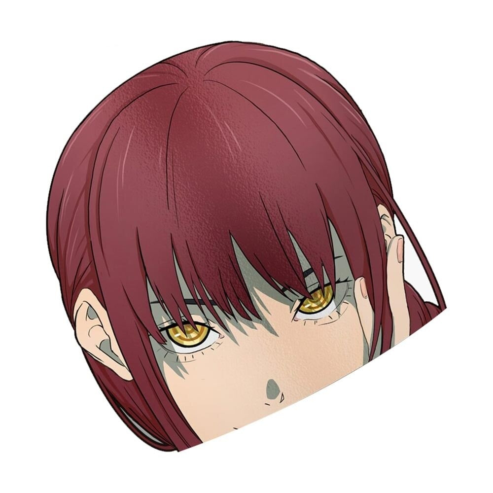 Chainsaw Man 'Makima | Serious' Vinyl Car Peeker Sticker – Sticker Tuned