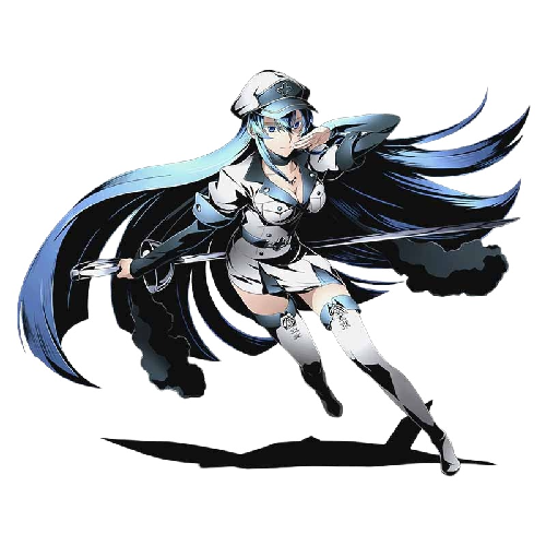 Akame ga Kill! 'Esdeath | Attacking' Vinyl Car Sticker – Sticker Tuned