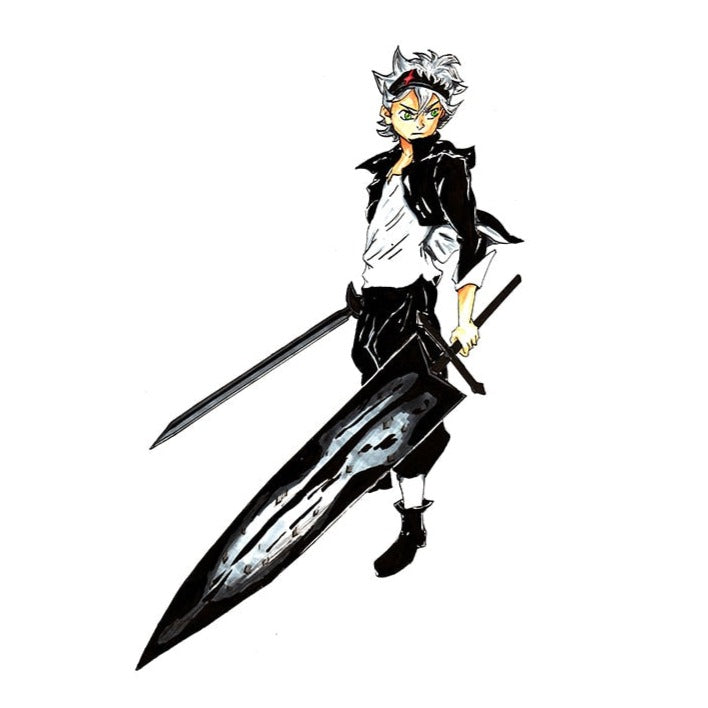 Black Clover 'Asta | Holding Swords' Vinyl Car Sticker – Sticker Tuned