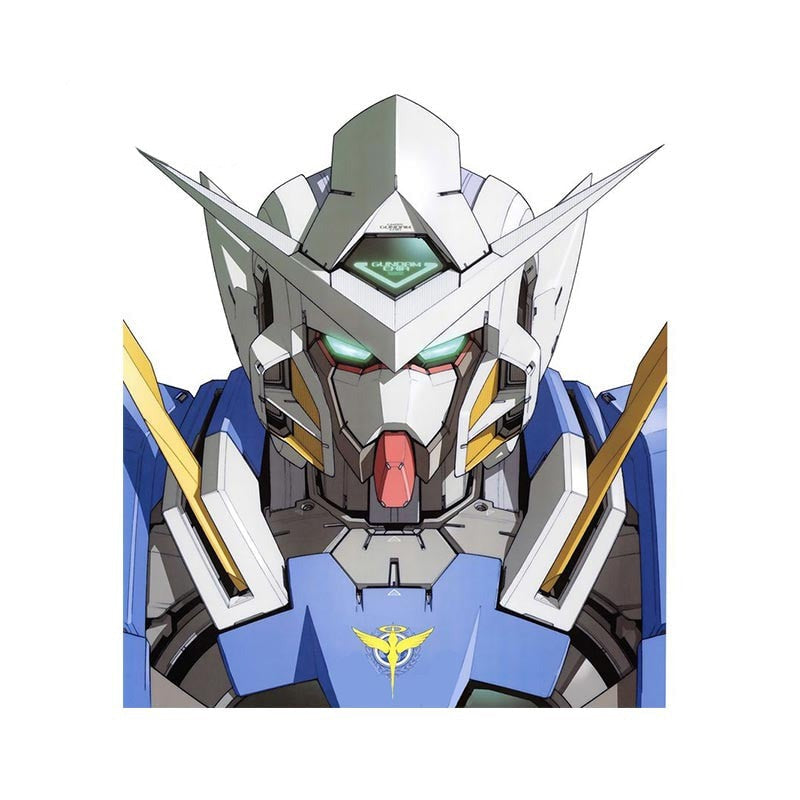 Mobile Suit 'GN-001 Gundam Exia' Vinyl Car Sticker – Sticker Tuned