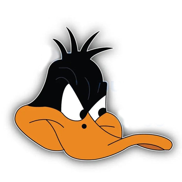 Looney Tunes 'Daffy Duck | Head' Vinyl Car Sticker – Sticker Tuned