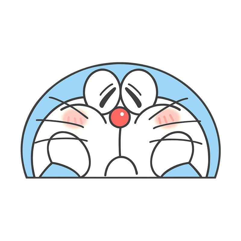Doraemon 'Sad | Left' Vinyl Car Peeker Sticker – Sticker Tuned