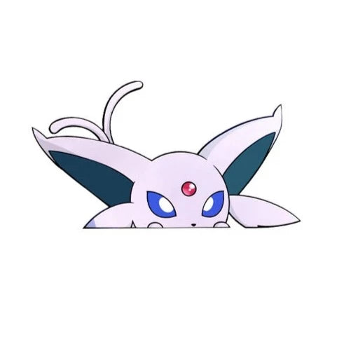 Pokemon 'Espeon' Vinyl Car Peeker Sticker – Sticker Tuned