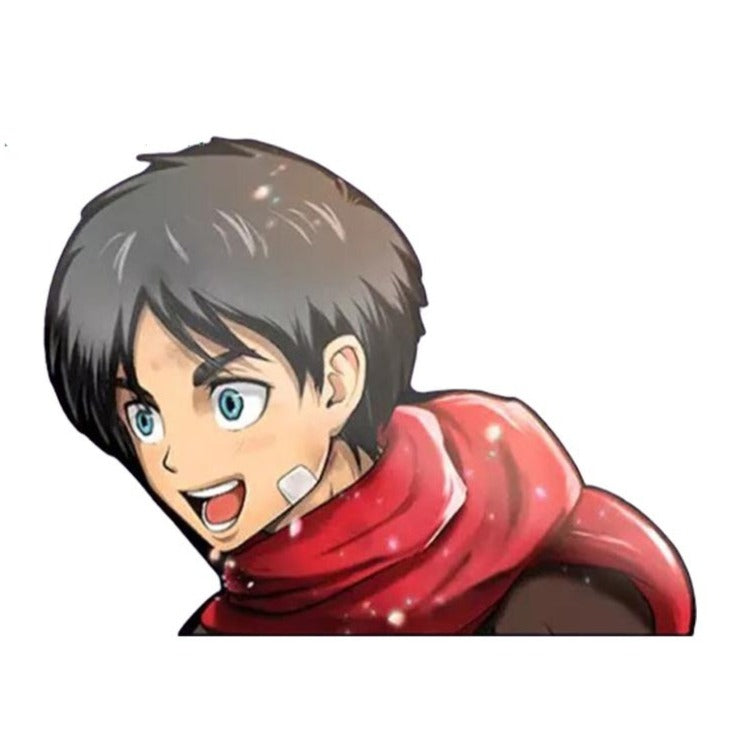 Attack on Titan 'Eren Yeager | Open Mouth' Vinyl Car Sticker – Sticker ...